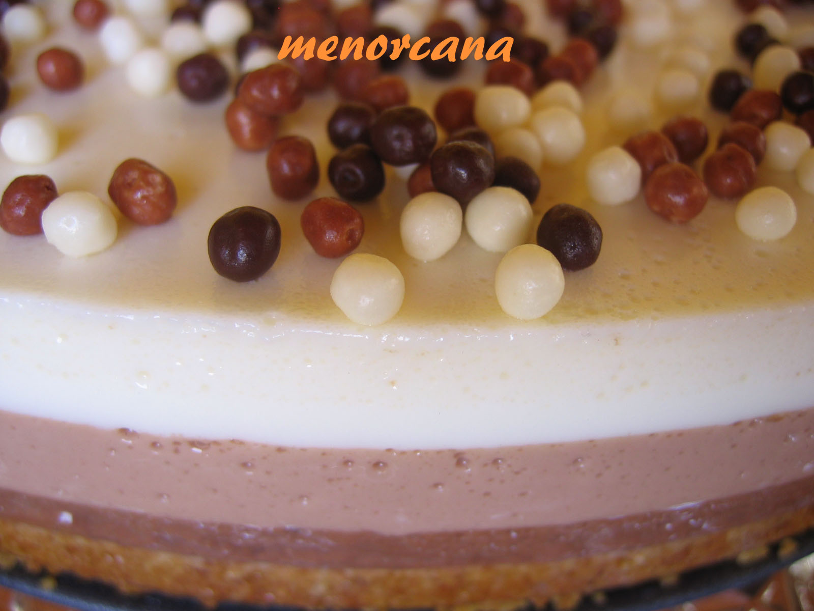 Tarta tres chocolates - Ana en la cocina
