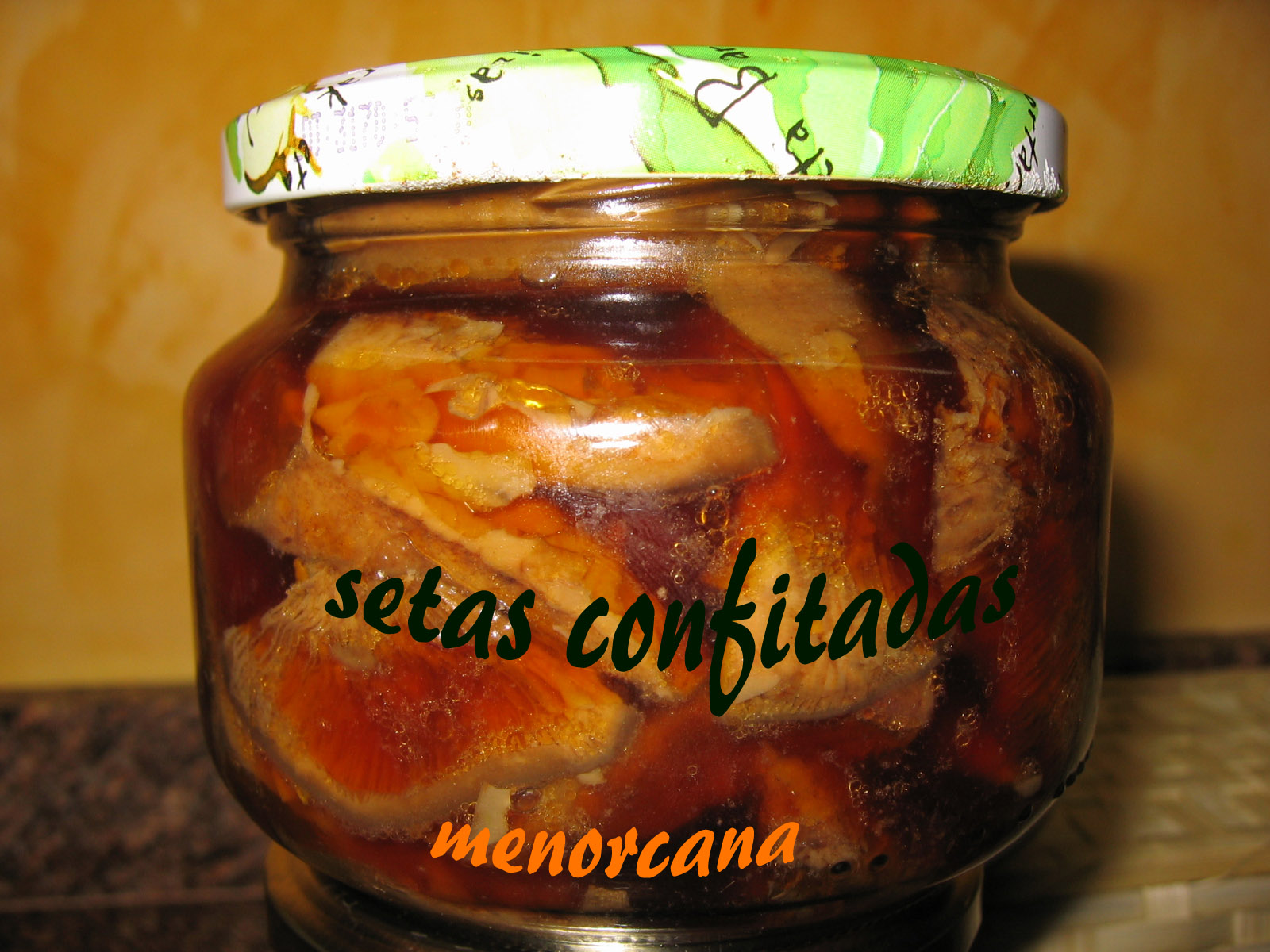 Setas confitadas - Ana en la cocina