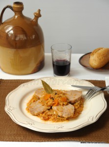 Lomo con col - Ana en la cocina